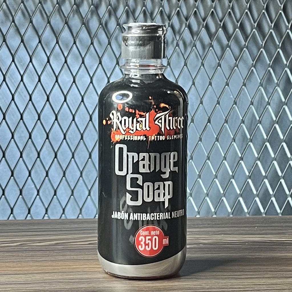 Royal Three Orange Soap Jabón Antibacterial 350ml – Eztattoosupply