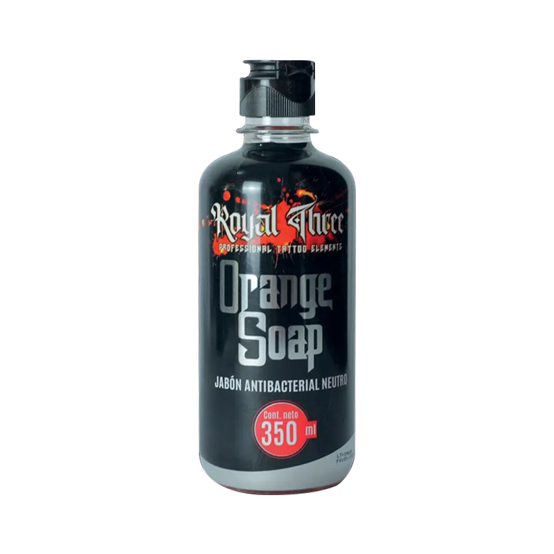 Royal Three Orange Soap Jabón Antibacterial 350ml – Ez_supply